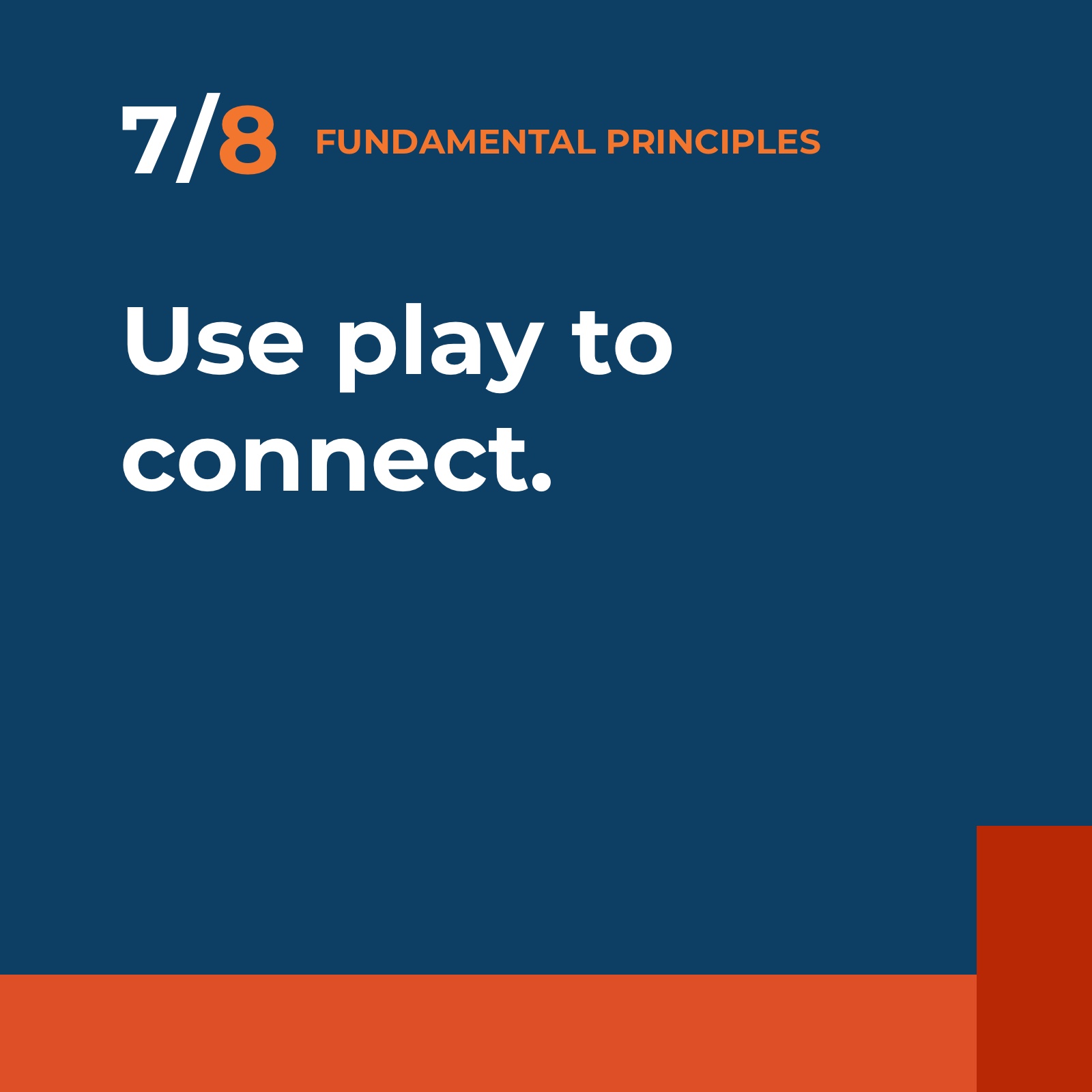 National Training and Development Curriculum - Fundamental Principle 7